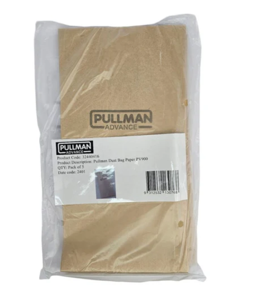 Pullman Dust Bag Paper PV900 PL950 5pk – TCE Solutions