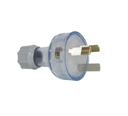 Plug Top Rewireable O/D 10A 250V 3 Pin Flat Clear – TCE Solutions