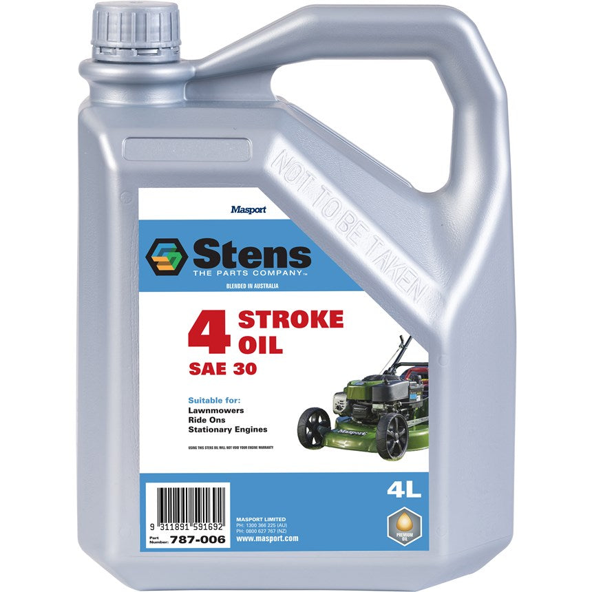 STENS 4-STROKE OIL SAE30 4 LT FOR lAWN MOWER – TCE Solutions