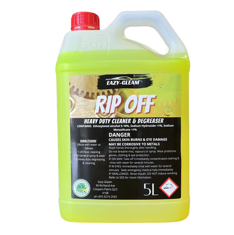 Rip Off HD Cleaner & Degreaser 5L – TCE Solutions