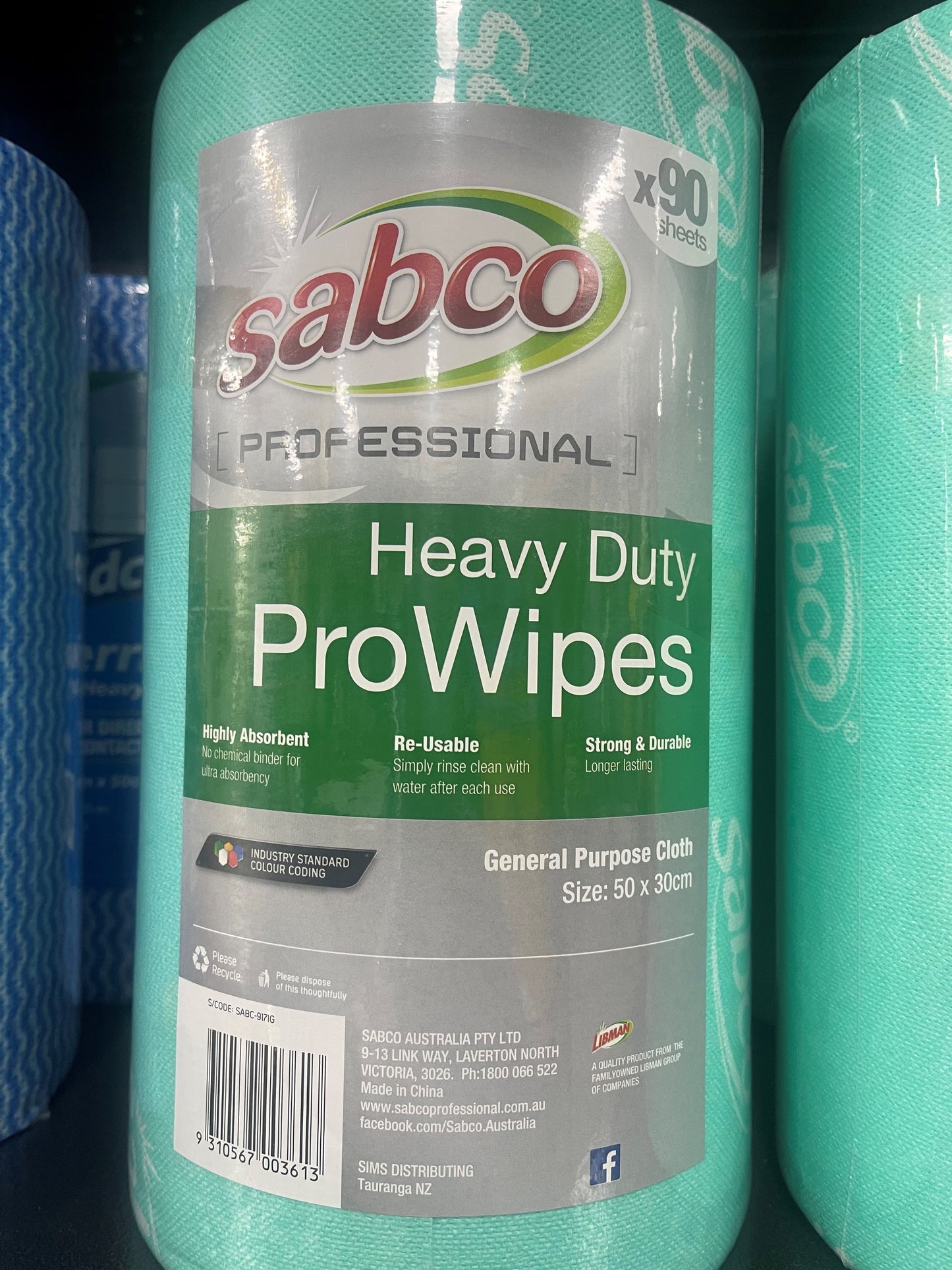 Prowipes Heavy Duty 45M X 30cm - Green – TCE Solutions